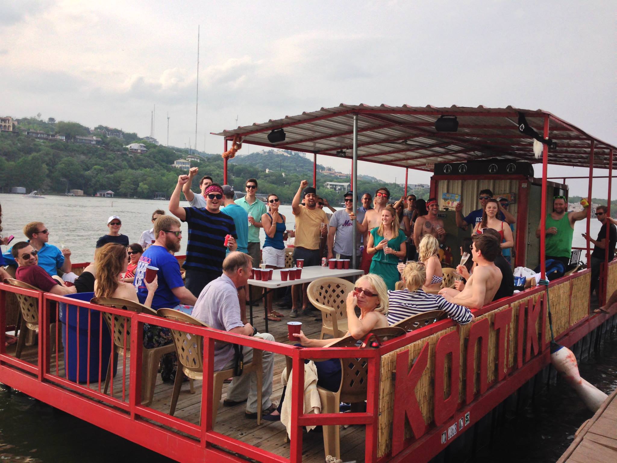 Best Lake Austin Party Barges | Go Big or Go Home Party Boats