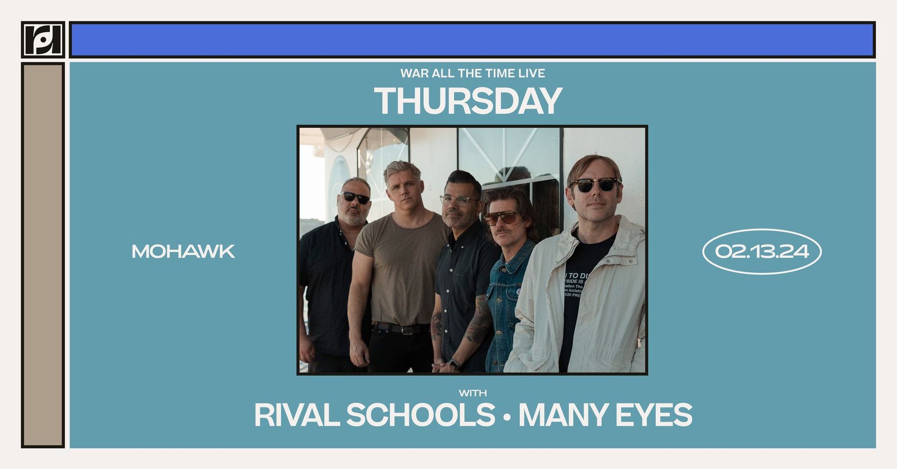 Resound Presents: Thursday: War All The Time Live w/ Rival Schools and ...