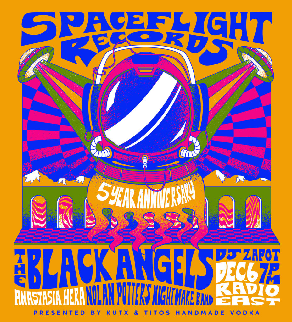 Spaceflight Records 5-Year Anniversary Celebration feat. music by The Black Angels, Anastasia ...