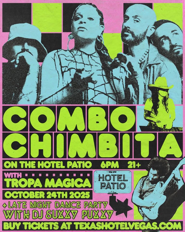 Combo Chimbita on the Hotel Patio | Hotel Vegas